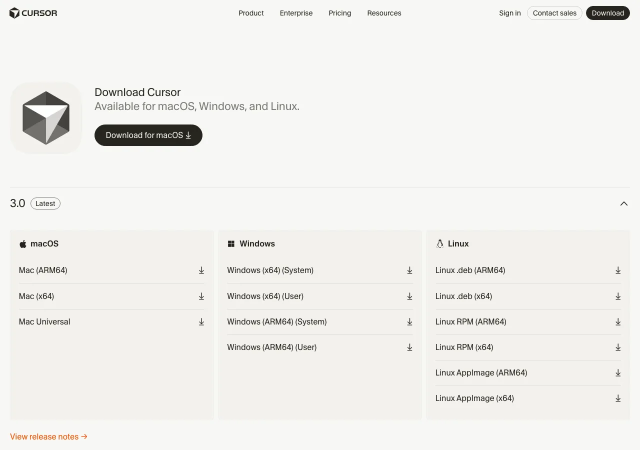 Cursorのダウンロード・インストール完全ガイド【2026年最新】：Windows・Mac・Linux全手順を徹底解説 | .AI ...